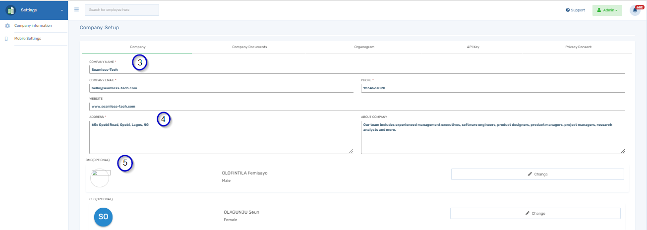 How to set up Company Information How to set up Company Information